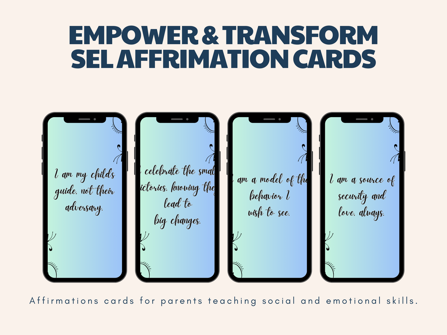 Social & Emotional Learning Affirmation Cards – INSPIRE 2B YOU